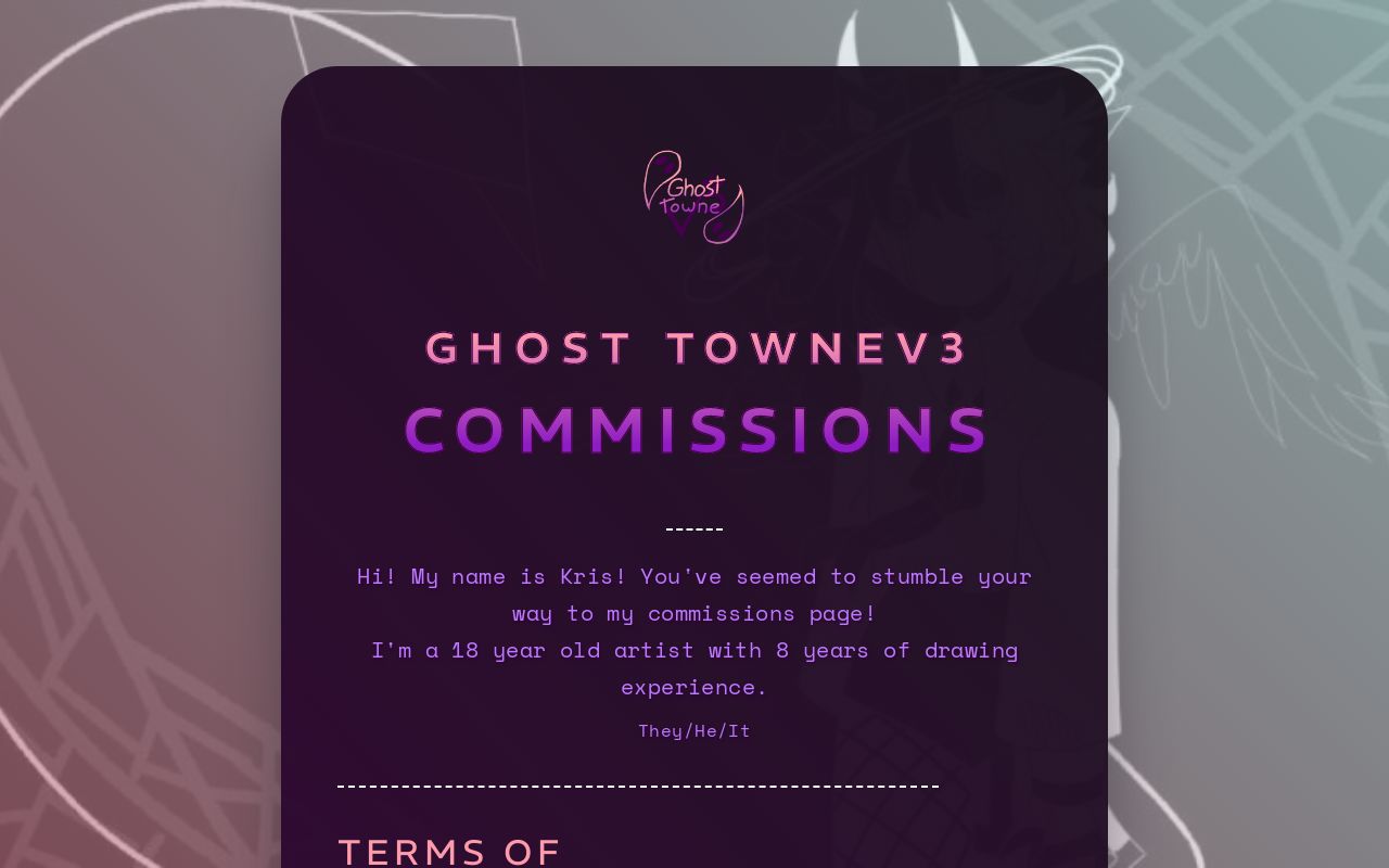 Ghost_TowneV3 Commissions